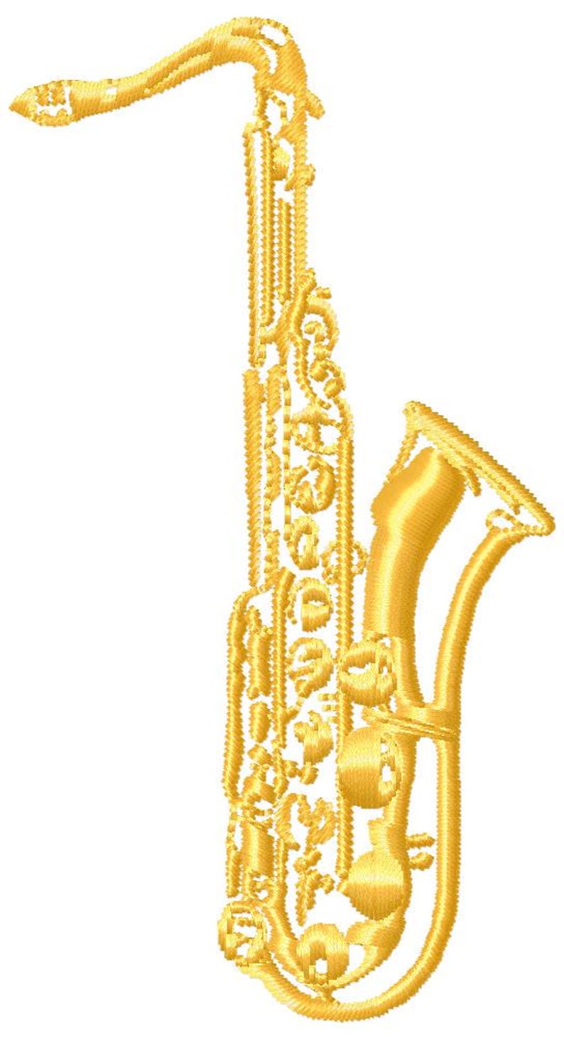 Music Instruments Embroidery Design Bundle - Saxophone Embroidery ...