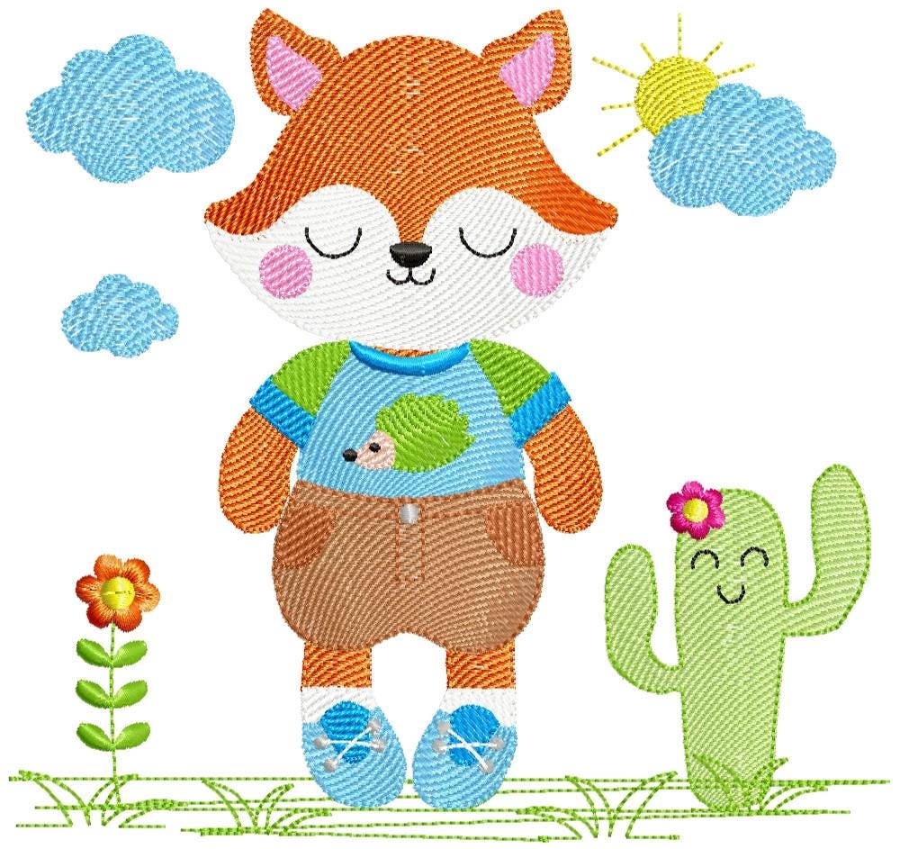 6+ Red Fox Embroidery Design Bundle - Woodland Animal Embroidery ...