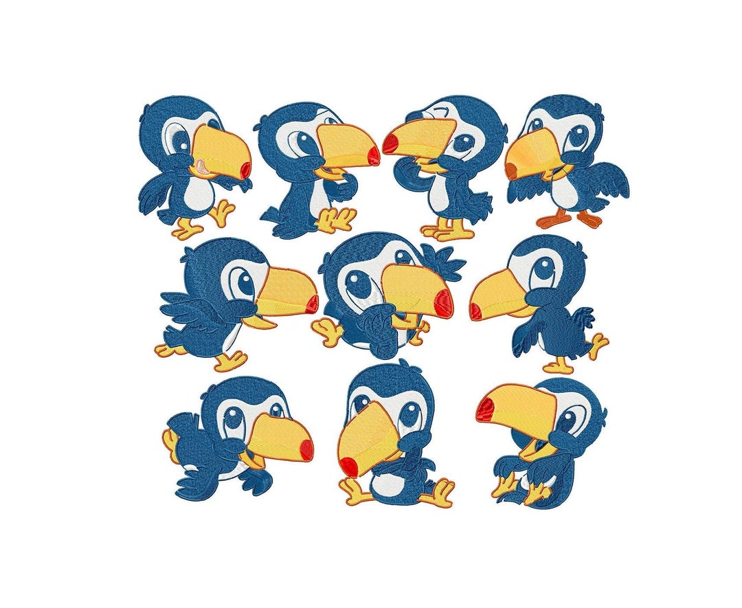10+ Blue Bird Embroidery Design Bundle - Parrot Embroidery Designs ...