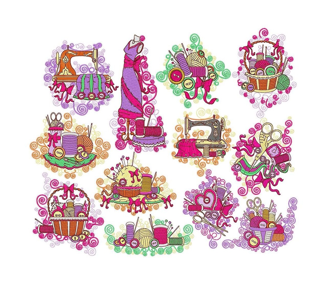 12+ Tailor Embroidery Design Bundle - Sewing Embroidery Designs Machine ...