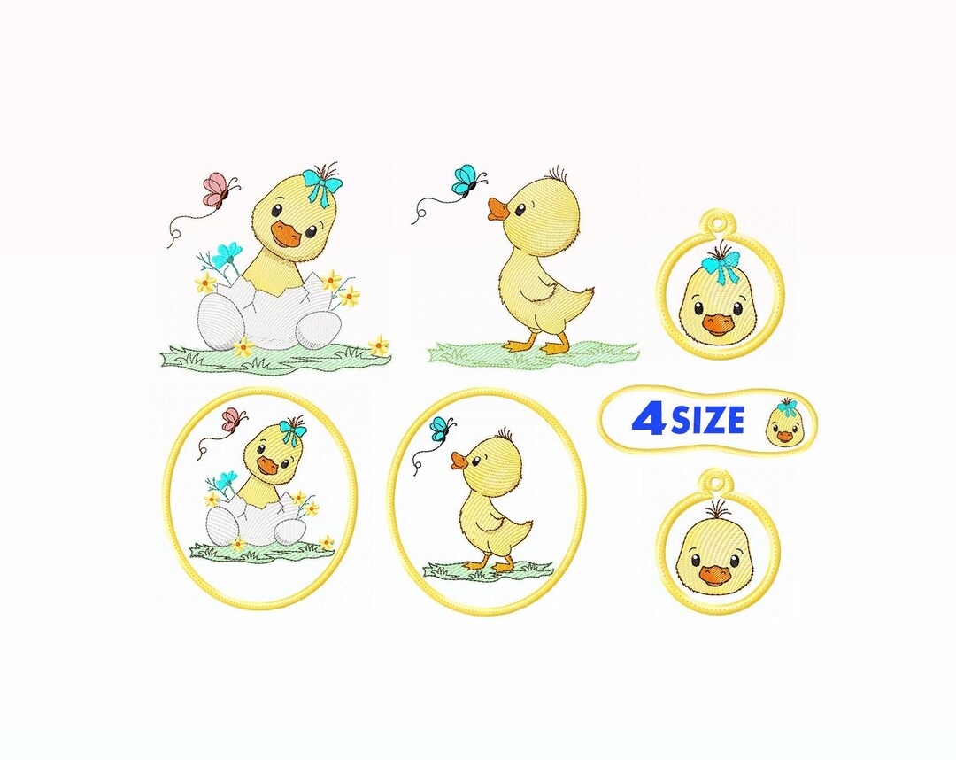New Born Bird Monogram Embroidery Design Bundle - Butterfly Embroidery ...