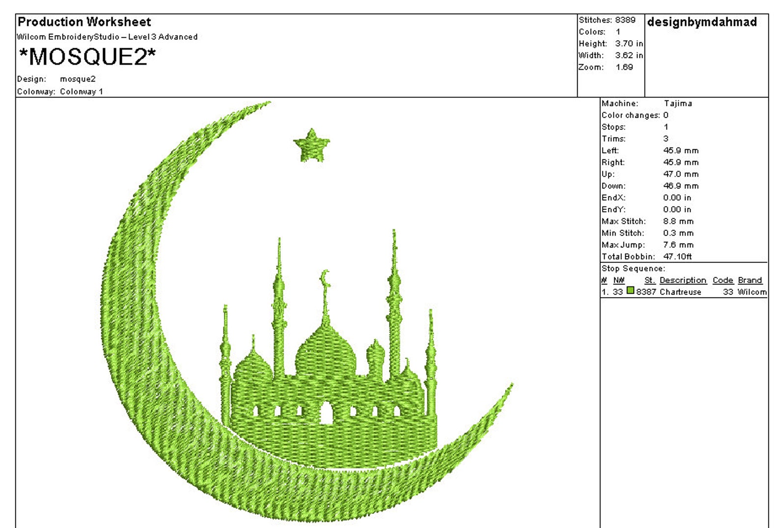 Best Mosque Embroidery Designs - Islamic Embroidery Design Machine ...