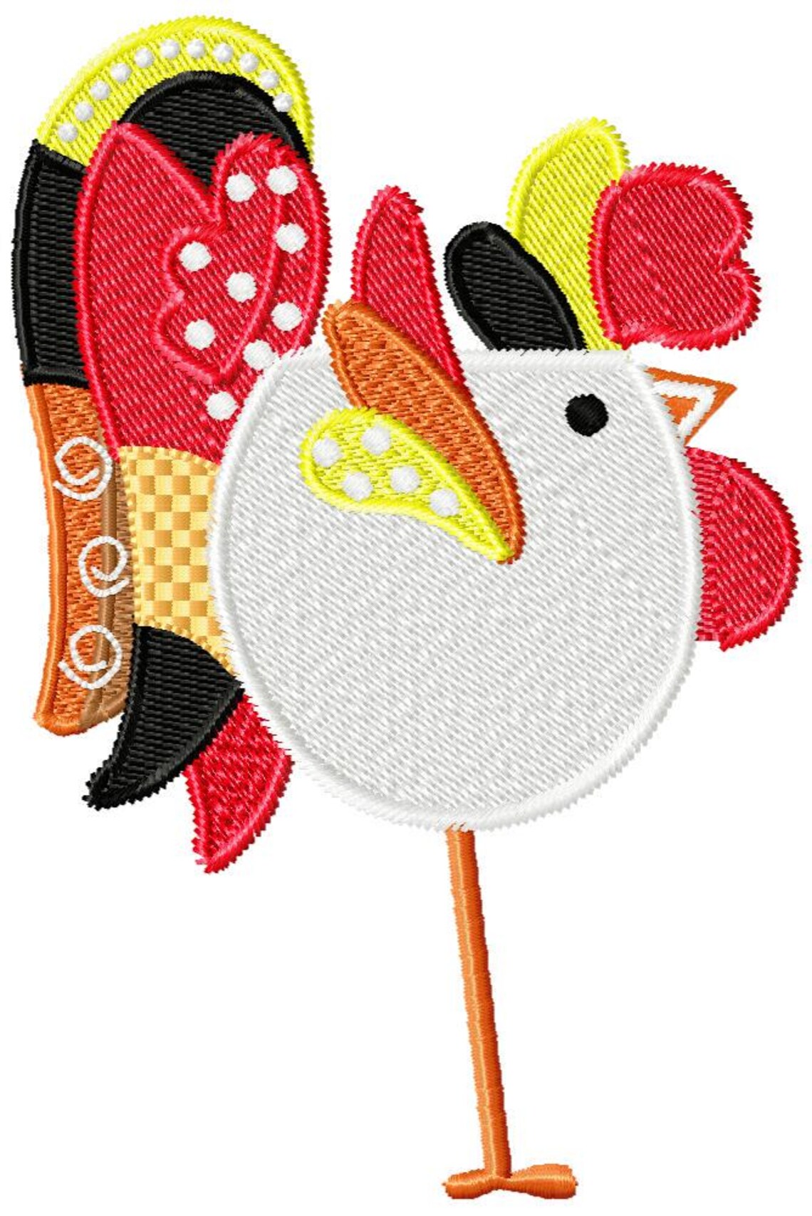 Chicken Embroidery Design Applique Bundle - Hen Embroidery Designs ...