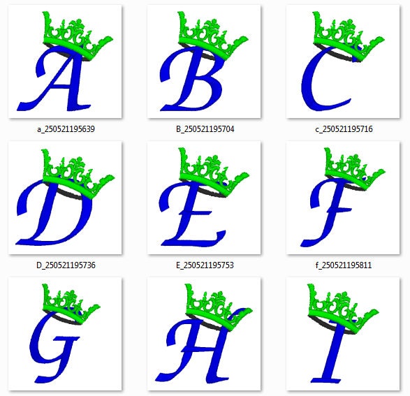 Letters Embroidery Design Set - Font Embroidery Designs Machine ...