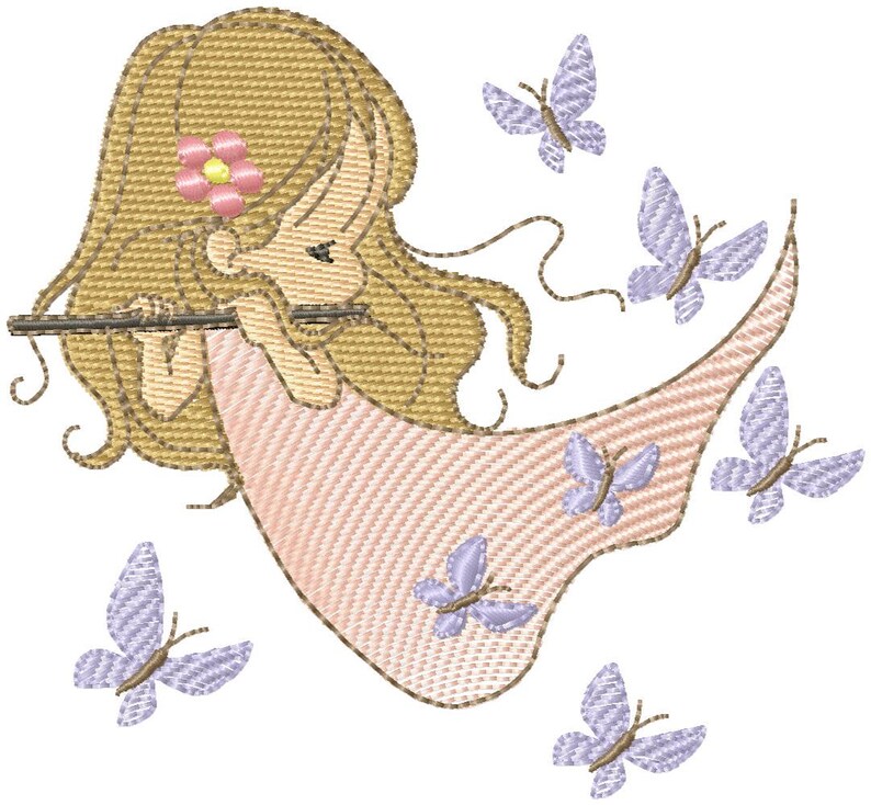 Spring Baby Embroidery Design Bundle - Spring Girl Embroidery Designs ...