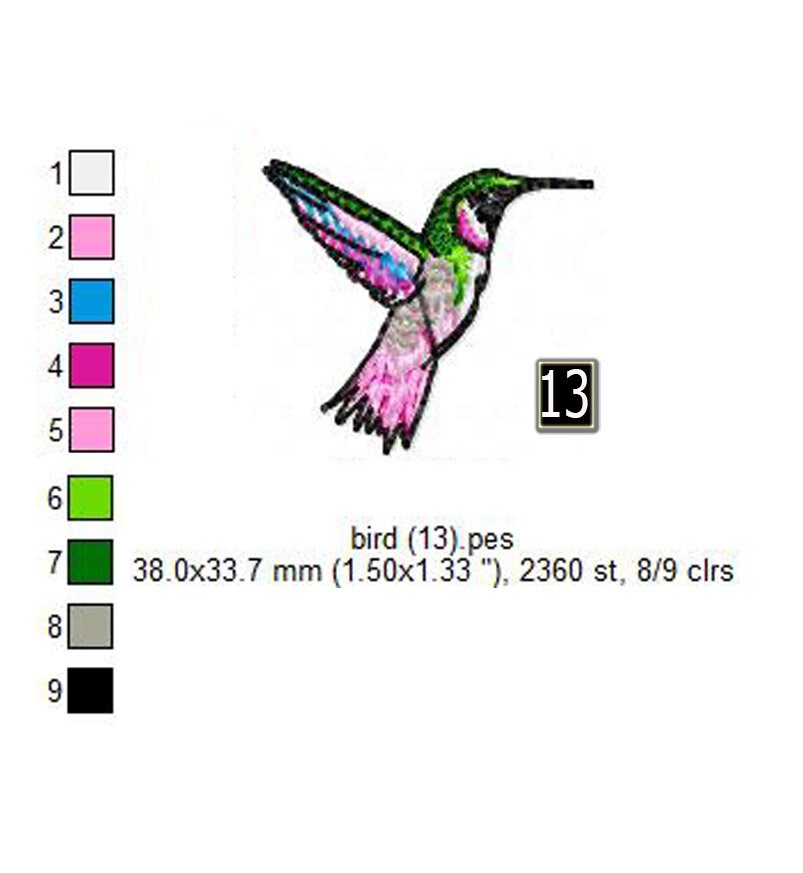 Bird Embroidery Designs Bundle Woodland Bird Embroidery Design Machine