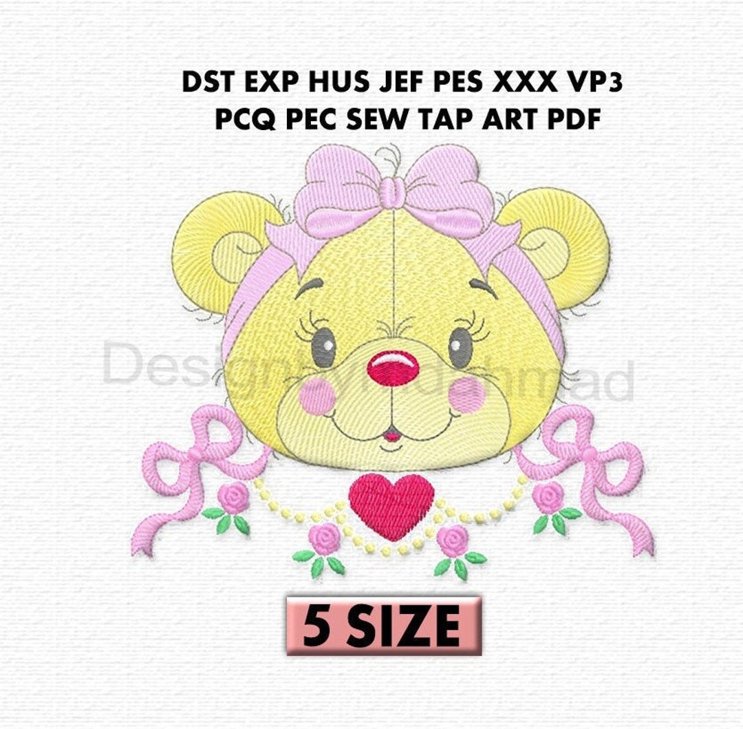 Teddy Bear Embroidery Design Animal Embroidery Designs Machine ...