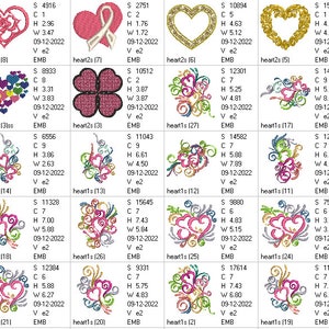 150+ Heart Embroidery Designs Bundle - Heart Machine Embroidery Design ...