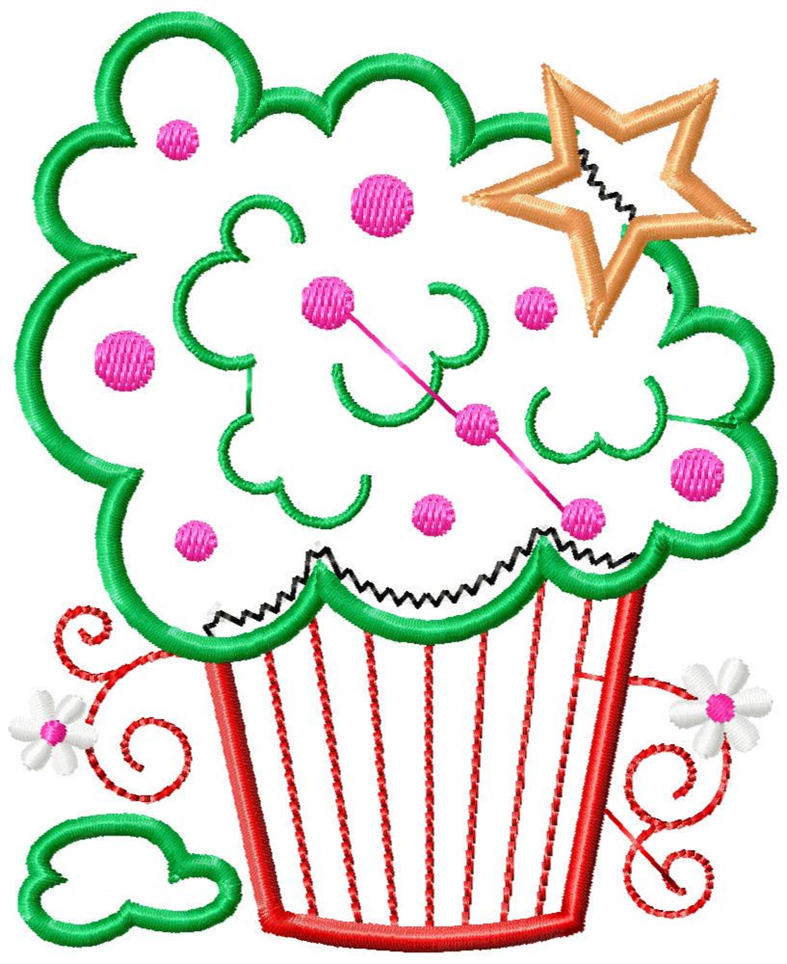 10+ Cup Cake Embroidery Design Bundle - Ice Cream Embroidery Designs ...