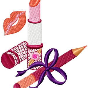 30+ Beautician Embroidery Design Bundle for Women - Salon Tools ...