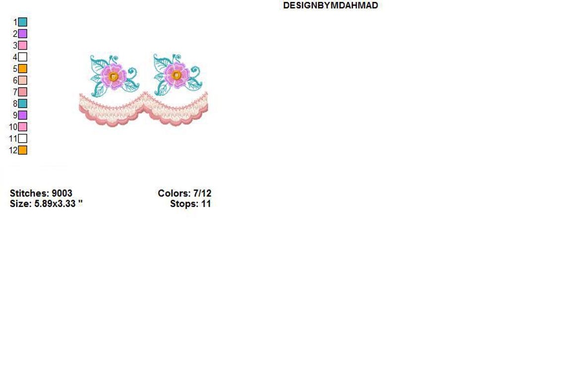 Endless Wreath Border Embroidery Design Bundle - Flower Embroidery ...