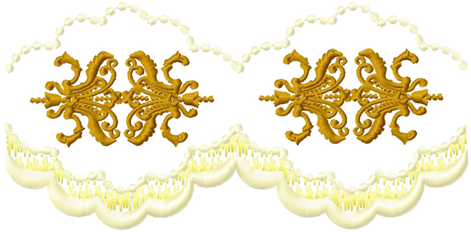Endless Wreath Border Embroidery Design Bundle - Flower Embroidery ...