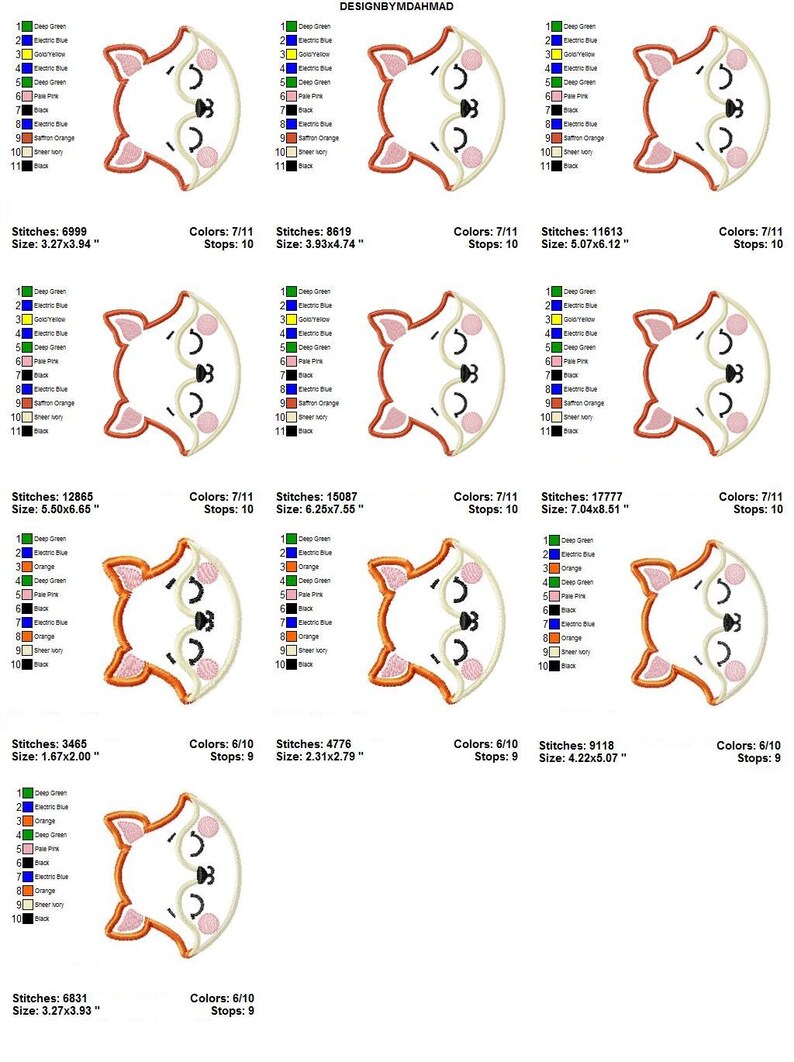 6+ Red Fox Embroidery Design Bundle - Woodland Animal Embroidery ...