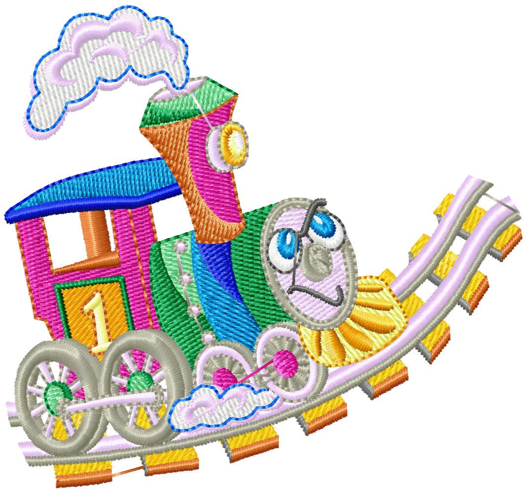 Train Engine Embroidery Design Bundle- Trains Embroidery Designs ...