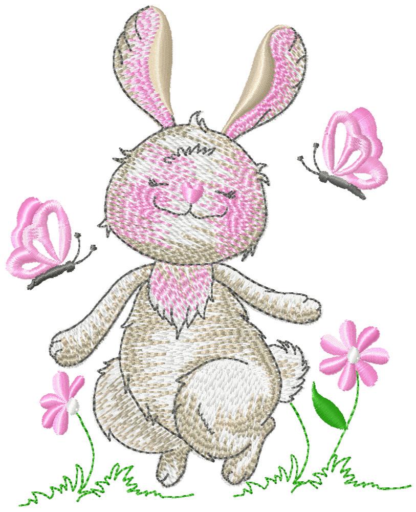 Easter Bunny Embroidery Design Bundle Rabbit Embroidery Designs Machine ...