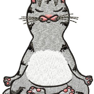 Playing Cat Embroidery Design Bundle - Woodland Animal Embroidery ...