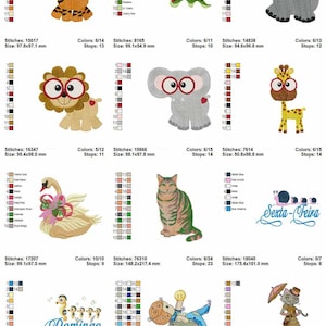 100+ Animal Embroidery Design Bundle - Animal Machine Embroidery ...