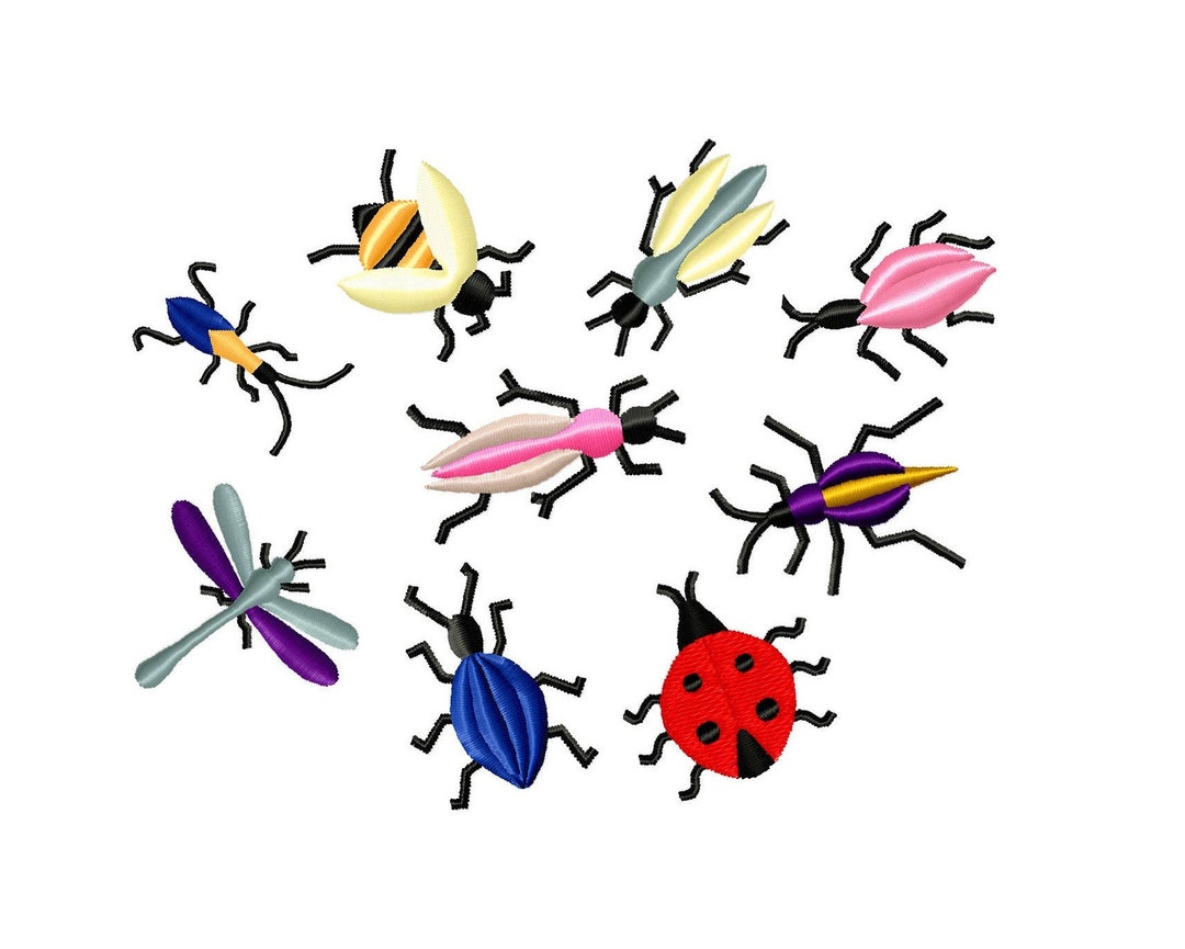 10+ Insect Embroidery Design Bundle - Insect Embroidery Designs Machine ...