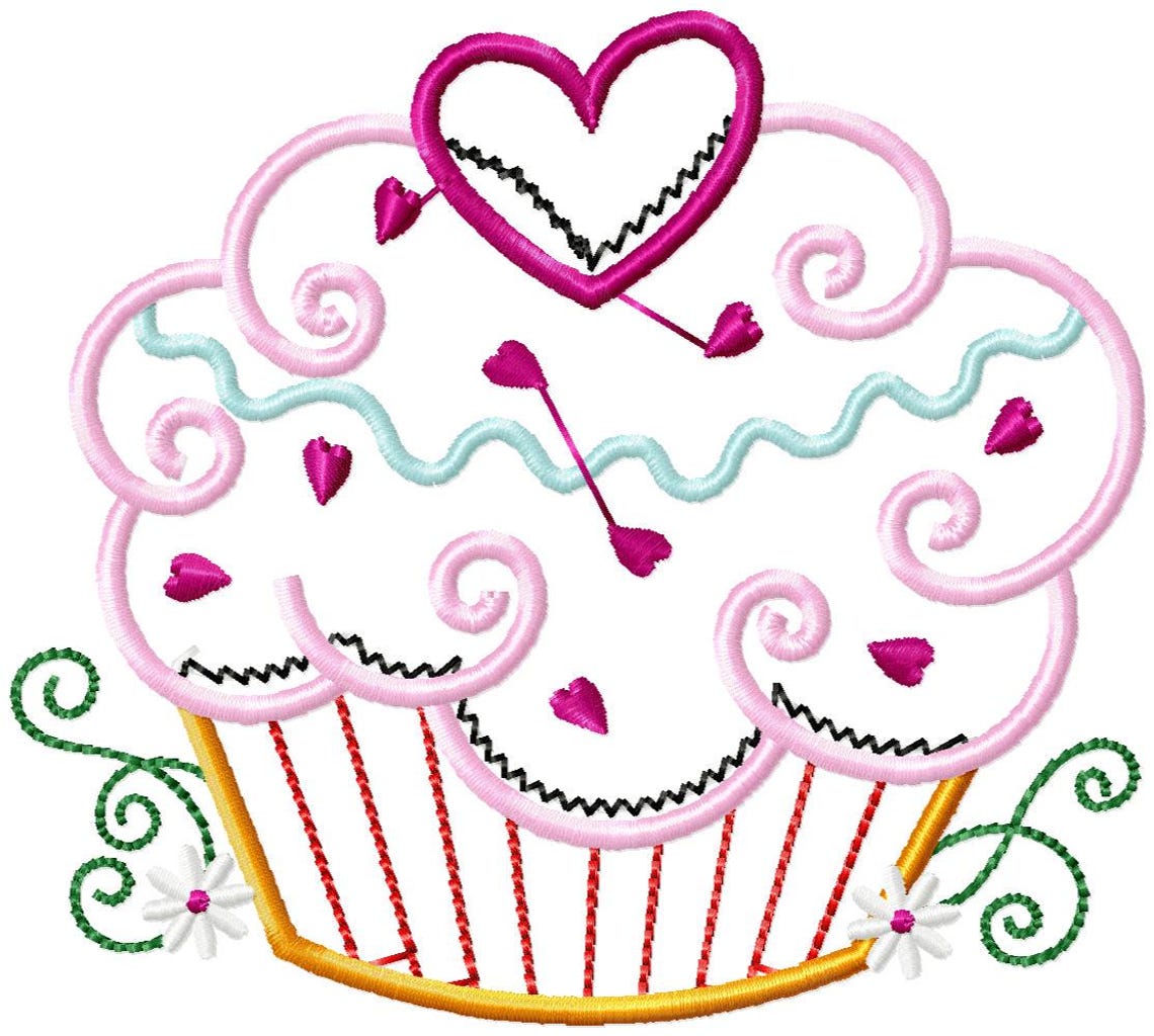 10+ Cup Cake Embroidery Design Bundle - Ice Cream Embroidery Designs ...