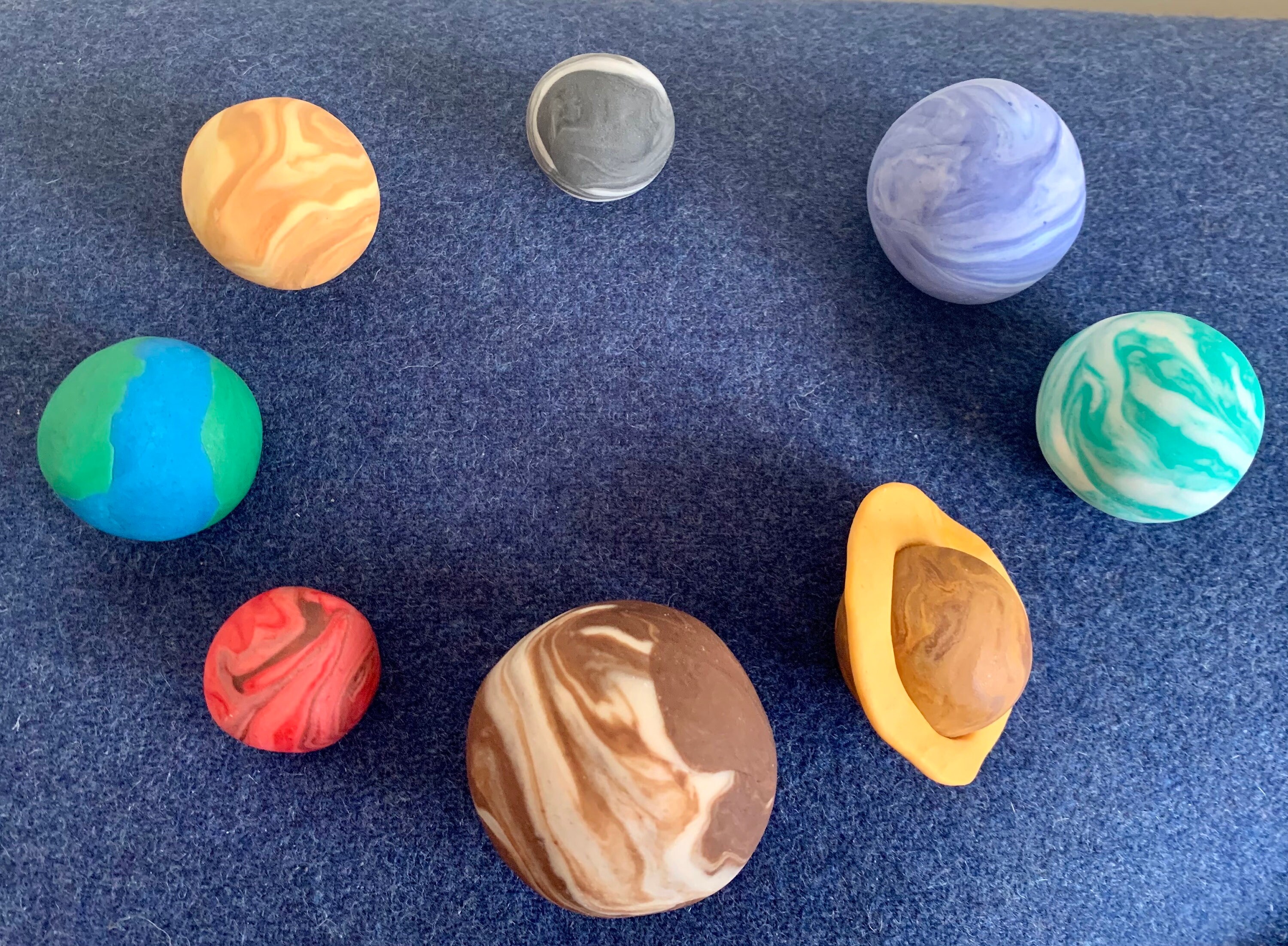The Solar System Cake Topper Planets Handmade Edible - Etsy UK