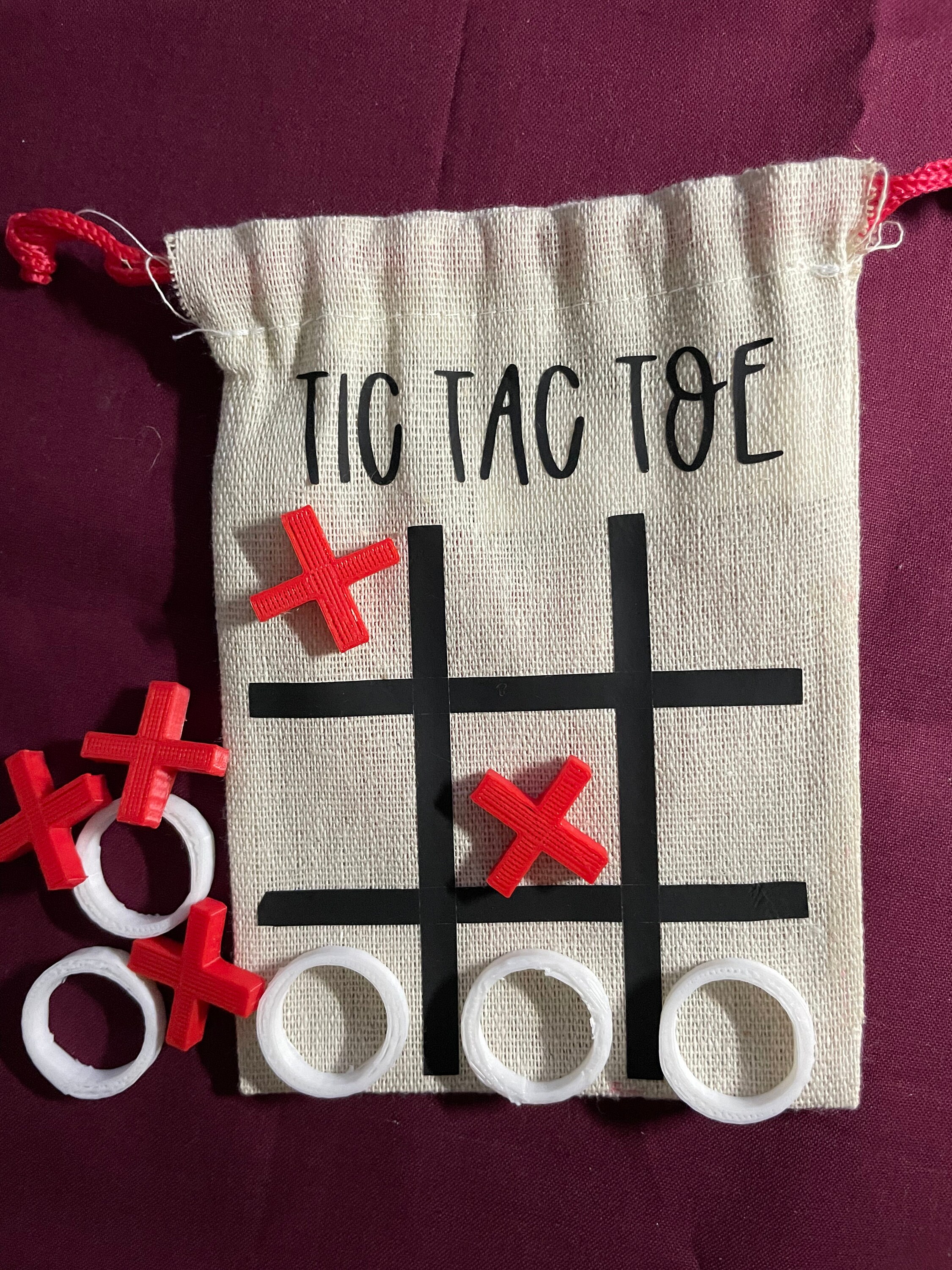 Valentine Tic Tac Toe Bags - Etsy