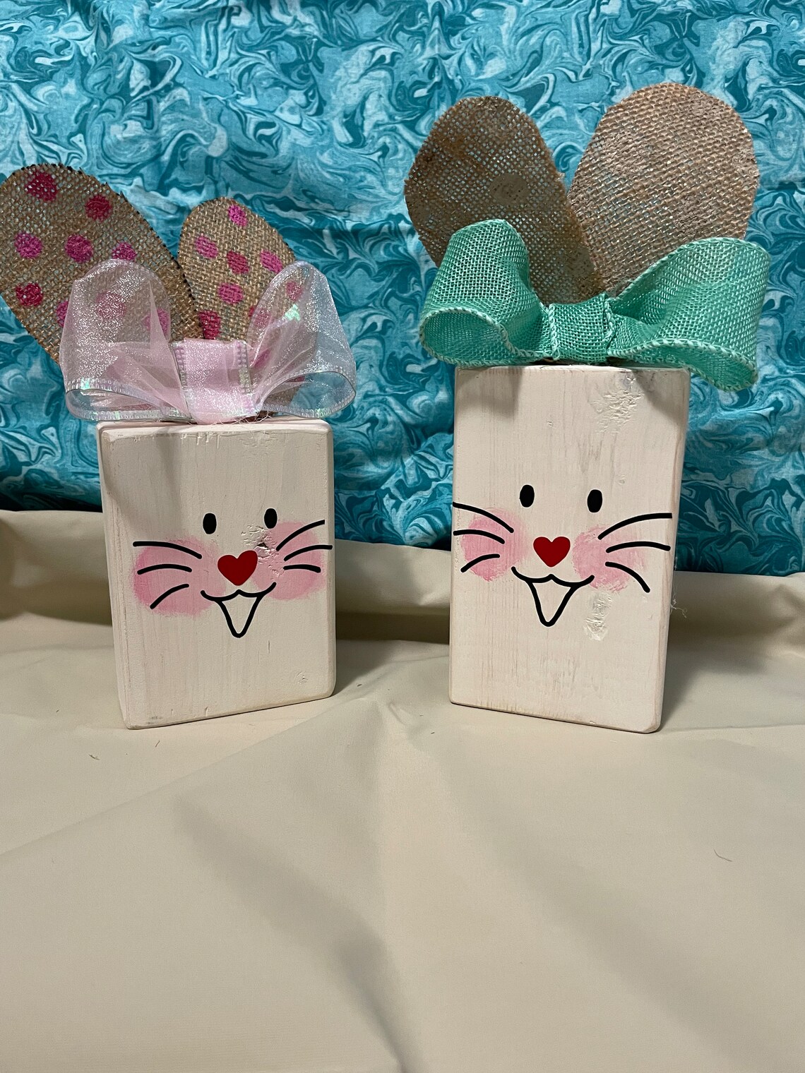 Handmade Wooden Bunnies - Etsy