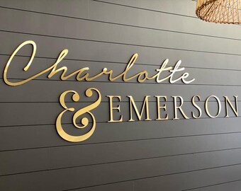 Laser Metal Wall Logo Decor - Etsy
