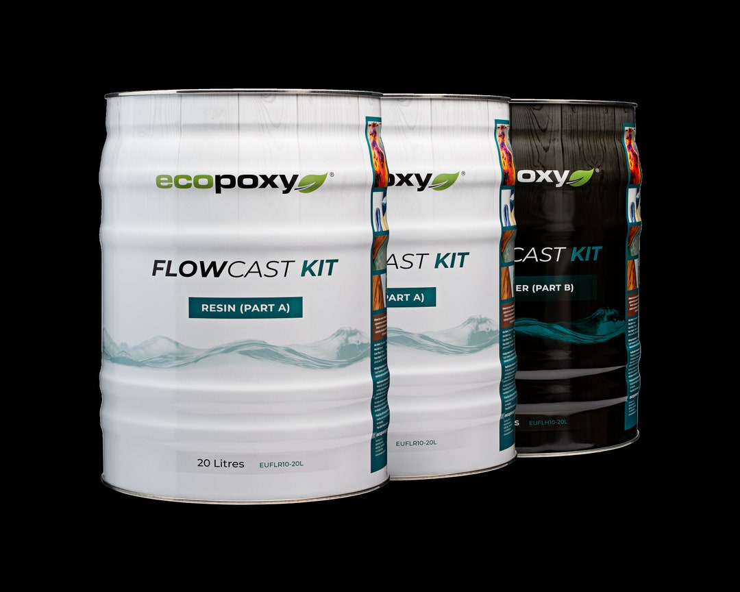 60L ECOPOXY Flowcast Epoxy Resin Kit - Etsy UK