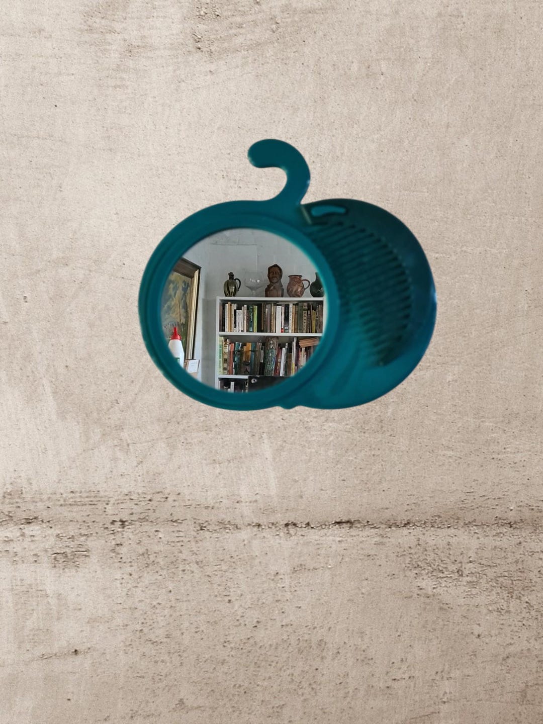 Vintage 1990s Apple Shaped Mirror & Comb Set, Emerald Green Mirror ...