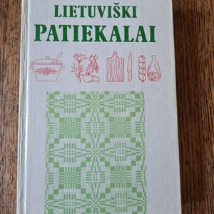Vintage Recipe Book Lietuviški Patiekalai lithuanian Disches ...