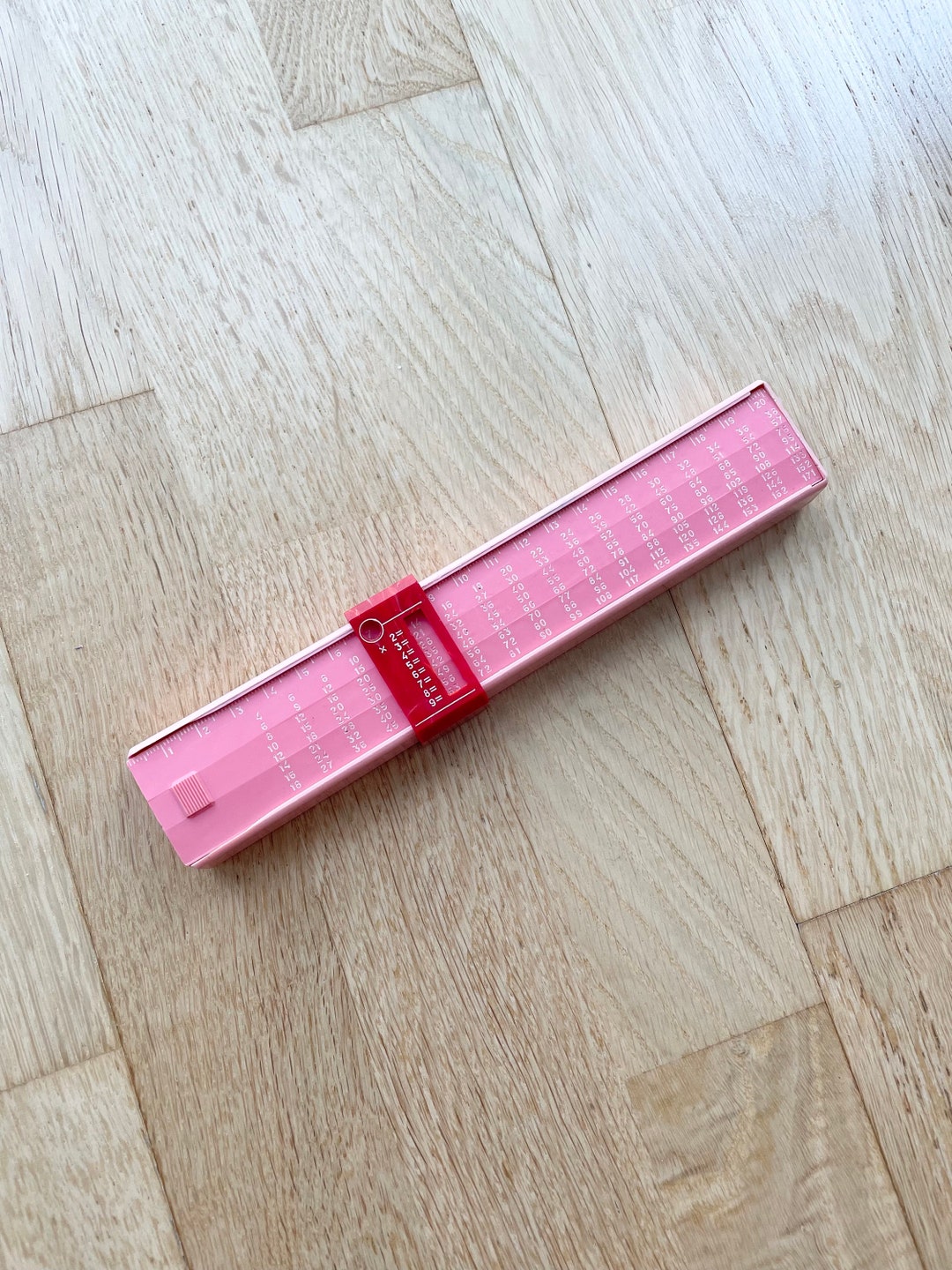 Soviet Vintage School Pencil Case With Ruler and Multiplication Table ...