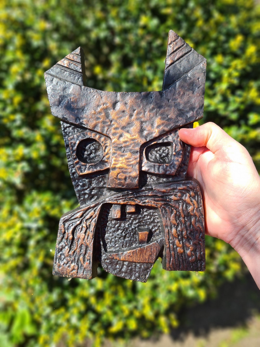 Vintage Metal Devil, Handmade Devil, Collectible Devil, Wall Hanging ...