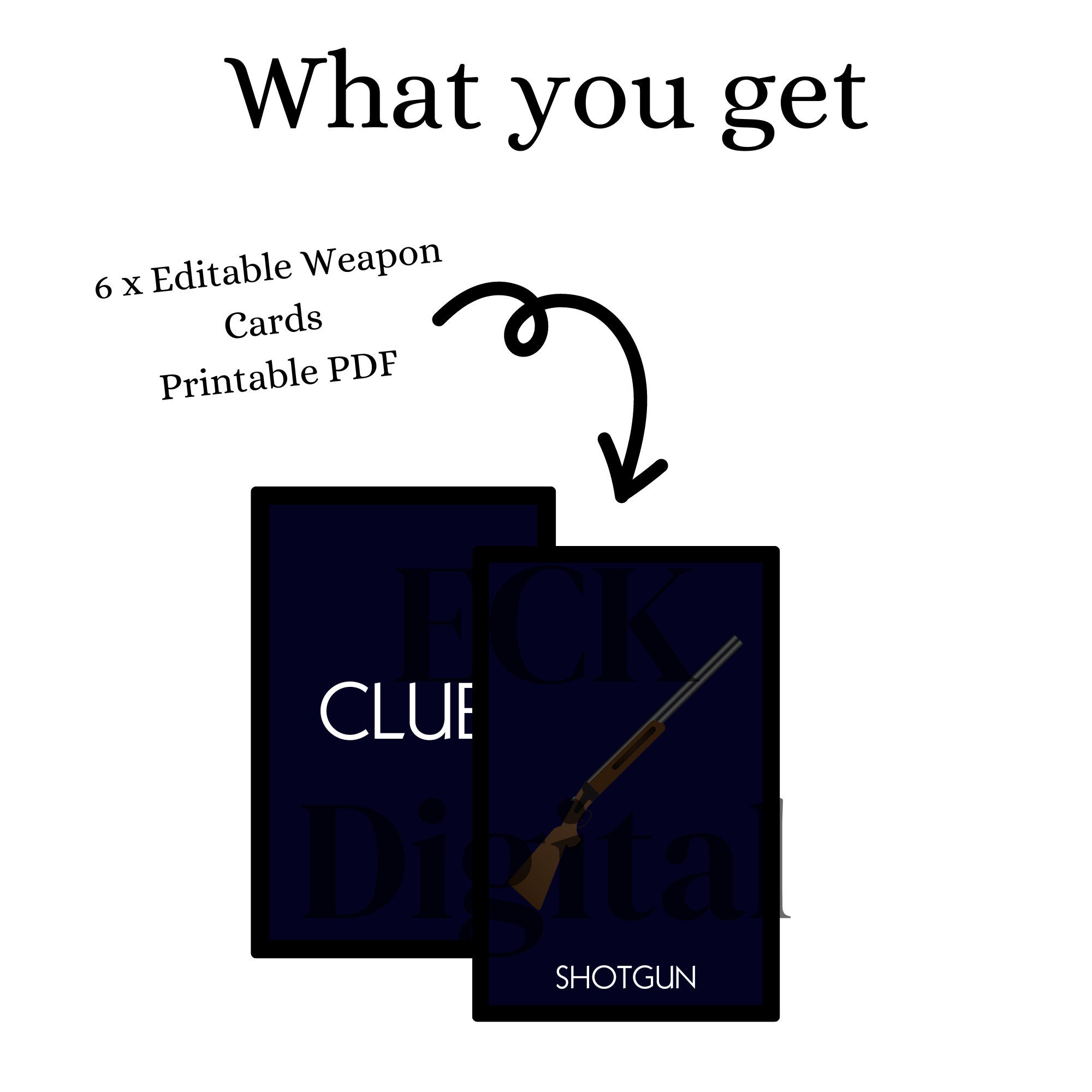 Canva Editable Clue Board Game Template Digital Download - Etsy UK