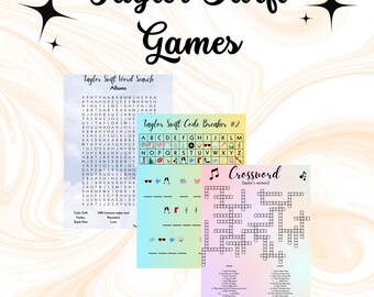 Taylor Swift Trivia Digital Download Taylor Swift Games Instant ...
