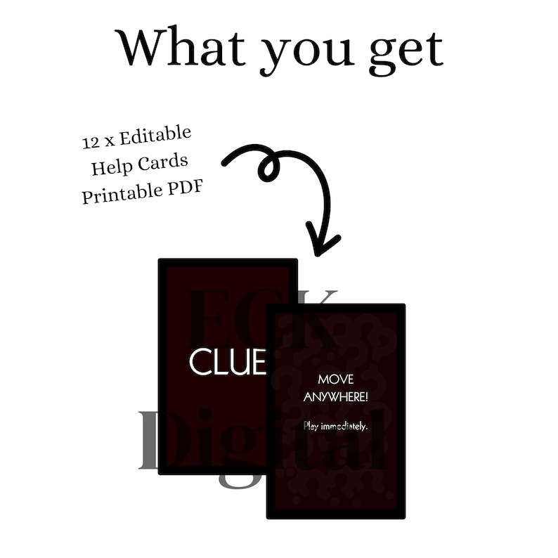 Canva Editable Clue Board Game Template Digital Download - Etsy