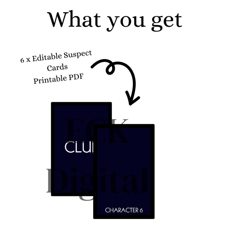 Canva Editable Clue Board Game Template Digital Download - Etsy