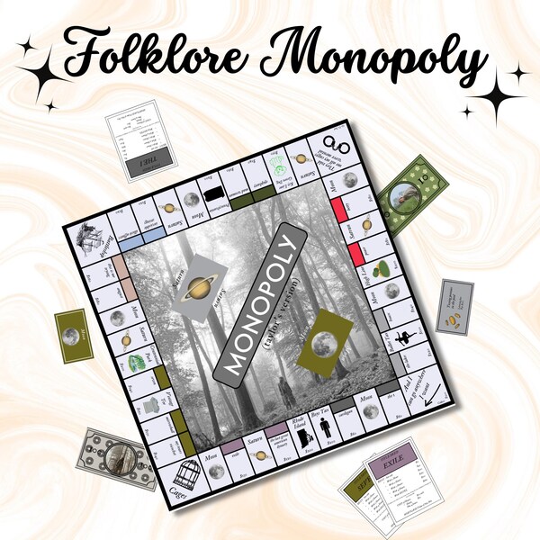 Taylor Swify Monopoly - Etsy