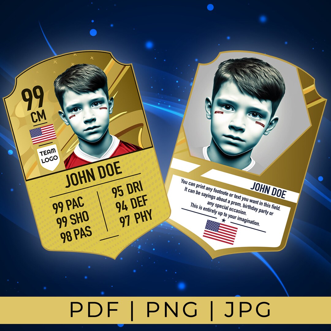 Special Fifa Football Cards, Fut Card Double-sided, Special Gift Cards ...