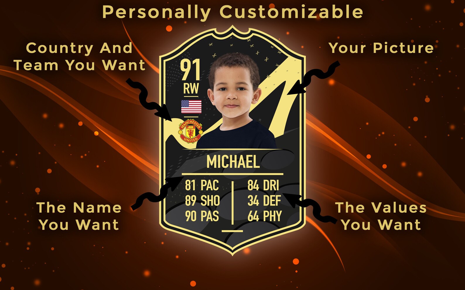 Football Fifa Soccer Cards Fut Card High Definition Special - Etsy