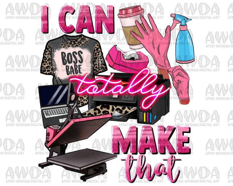 Small Business I Can Totally Make That Png Sublimation Design - Etsy