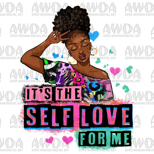 It's the Self Love for Me Black Woman Valentine's Day - Etsy