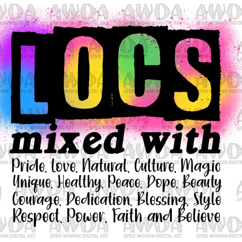 Png With Locs Svg - Etsy