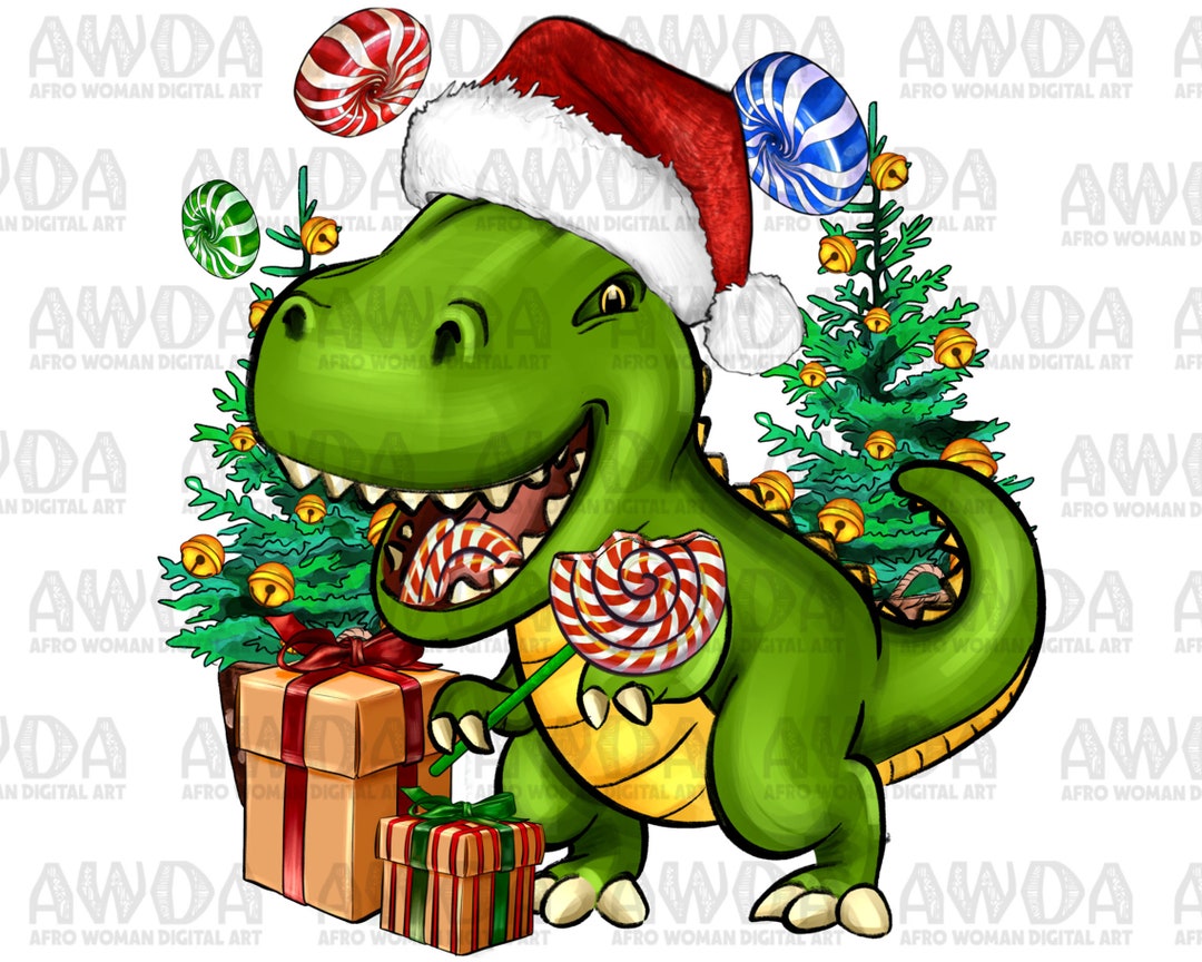 Christmas T-rex Png Sublimation Design, Merry Christmas Png, Christmas ...