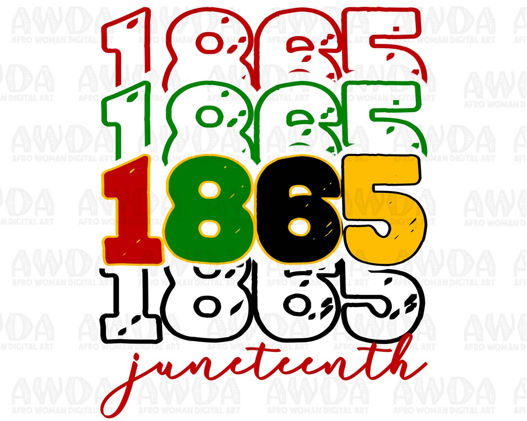 1865 Juneteenth Png Sublimation Design Download, Juneteenth Png ...