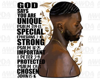 A Wise Man Puts God First Png Sublimation Design Download, Afro Black ...
