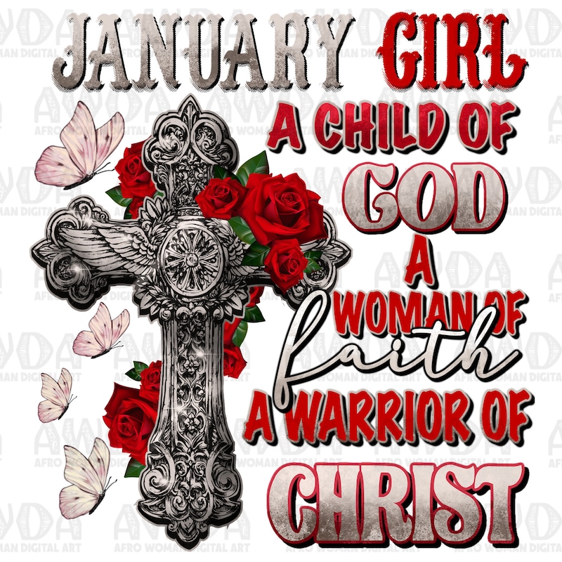 January Girl Svg - Etsy