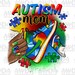 Autism Lightning Bolt Png Sublimation Design Download Autism - Etsy