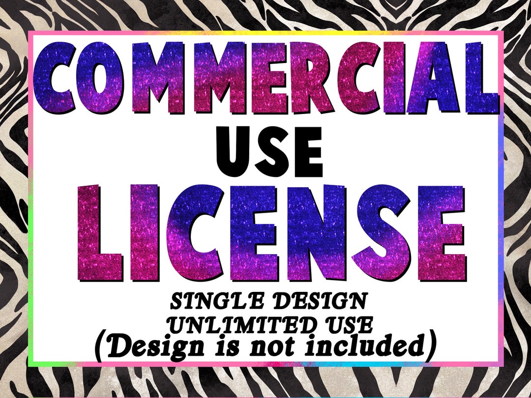 Commercial Use License for Small Businesses and Physical Products ...