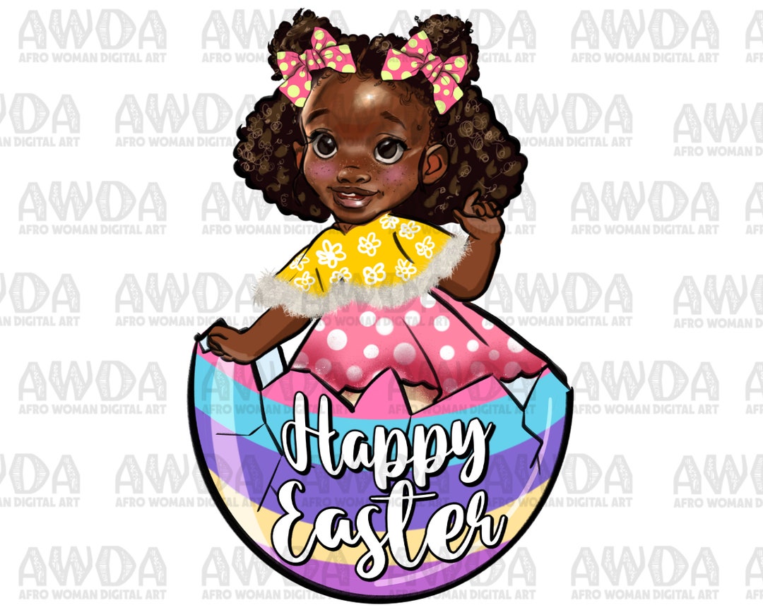 Happy Easter Egg Baby Girl Png Sublimation Design Download, Happy ...