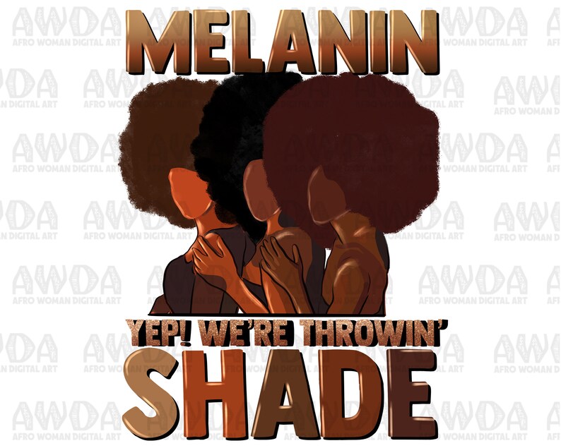 Melanin Shades Woman Png Sublimation Design Download, Black Woman Png ...